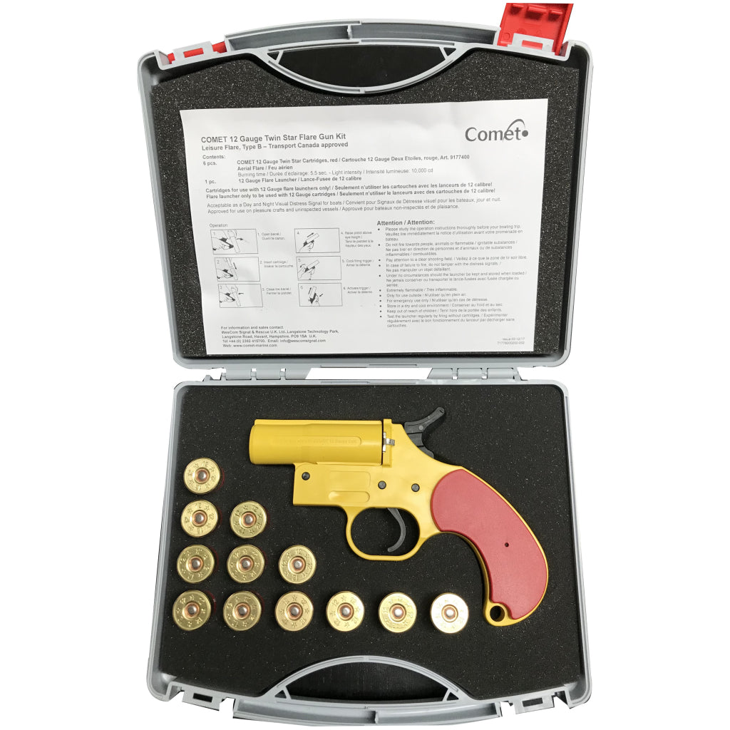 Flare Gun Kit w/case,12xType-B shell*Pick-UP only* – Rigging Shoppe