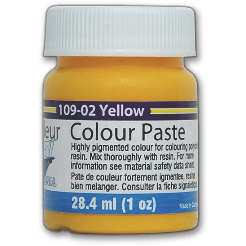 Gelcoat/Epoxy Colour Paste - 1oz Yellow – Rigging Shoppe