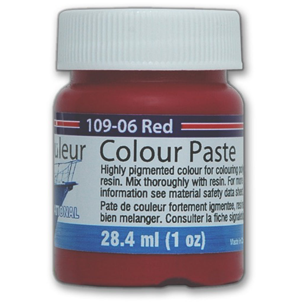 Gelcoat/Epoxy Colour Paste - 1oz Red – Rigging Shoppe