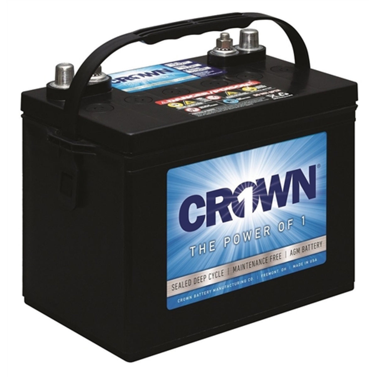 Crown Group 24 Sealed AGM Battery 12V *No Ship* – Rigging Shoppe