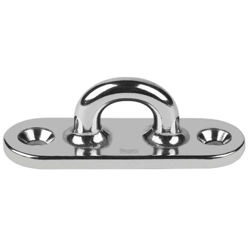 Oblong Pad Eye Cast Stainless - 4" *Sold Out* – Rigging Shoppe