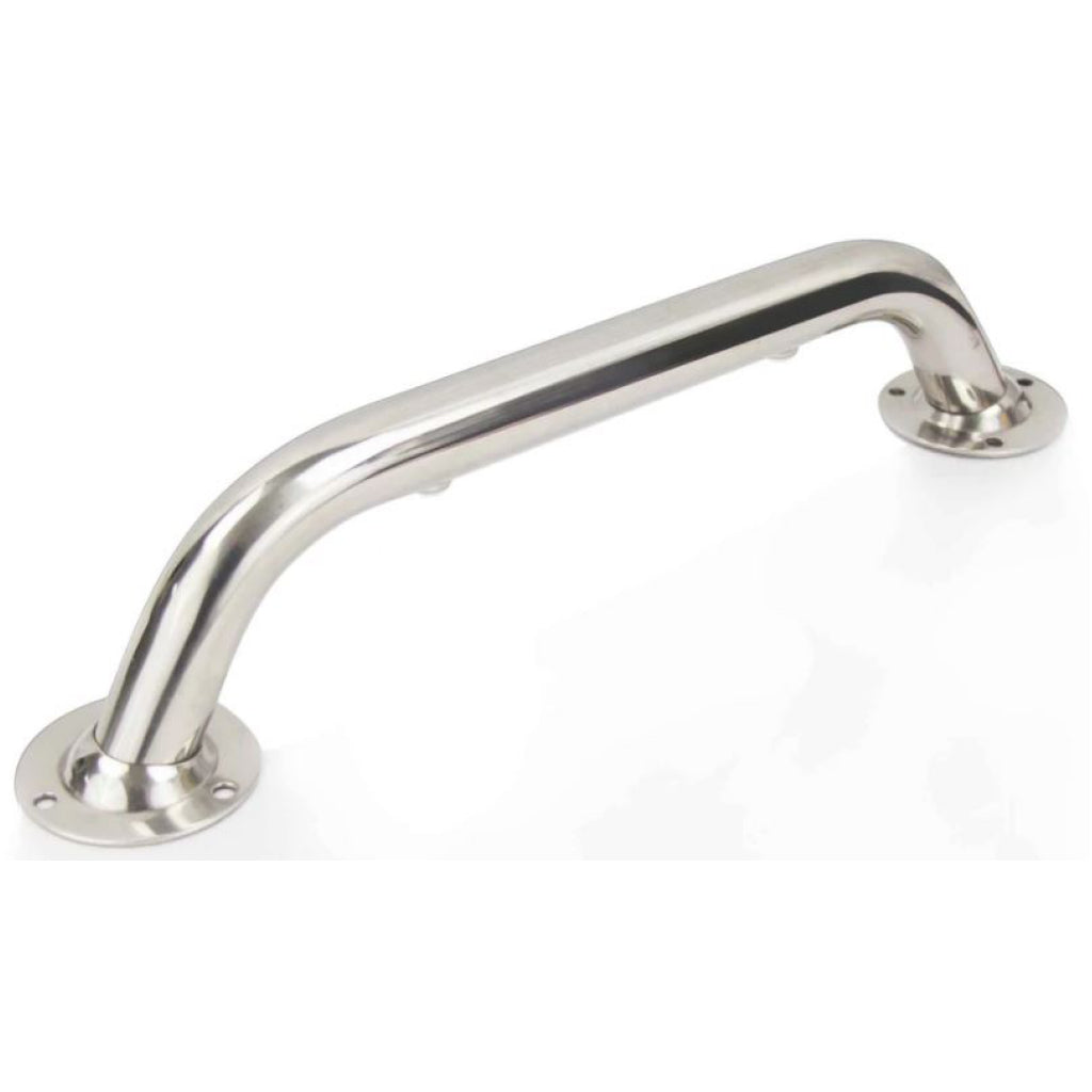 Stainless Handrail Base Mount - 12" – Rigging Shoppe