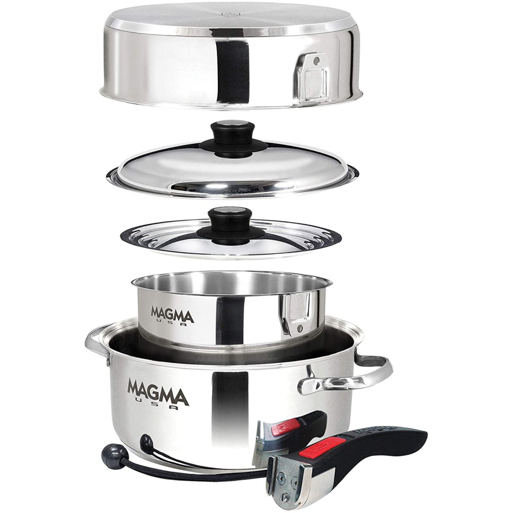 Magma Pot Set Stainless,Induction 7pc *FA* – Rigging Shoppe