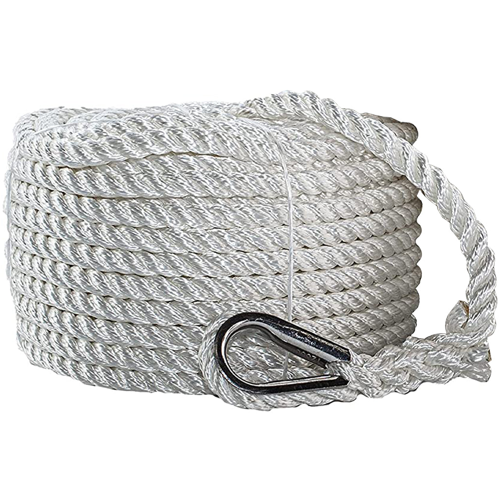 Twisted White 1/2" x 200' Anchor Line – Rigging Shoppe